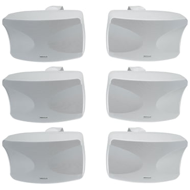 "Proficient Audio AW830 White, 3-way 175W RMS Indoor/Outdoor Speaker ...