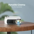 WNGHRON A2000 Portable Projector LED Theater Projector Mini Cinema ...