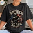CLOTEX America 250 Years Funny Shirt, Guitar Tee, 1776 2026 Vintage ...