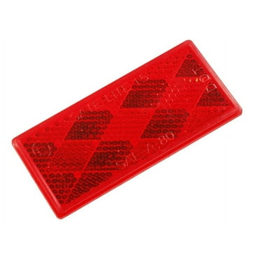 Grote 40052 - Reflector, 3", Red, Round Stick-On - Walmart.com
