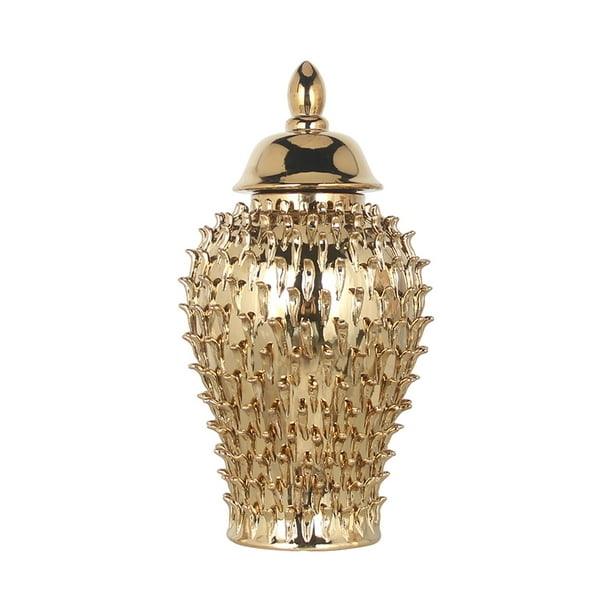 GROWTH TANK Durian Appearance Porcelain Flower Vase Ginger Jar Handmade ...
