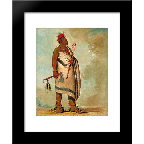 Shonka Sabe (Black Dog). Chief of the Hunkah division of the Osage ...