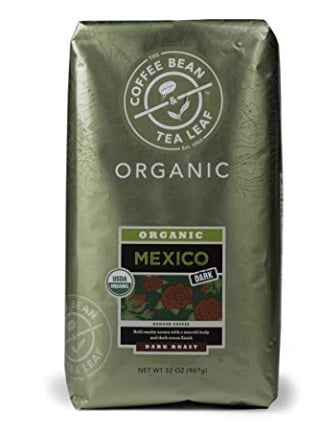 The Coffee Bean & Tea Leaf Mexico Organic Dark Roast Ground Coffee, 32 Oz, Bag