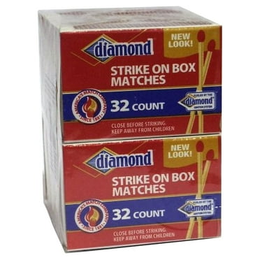 Diamond 10 Pack Strike on Box 32 Count Matches - Walmart.com