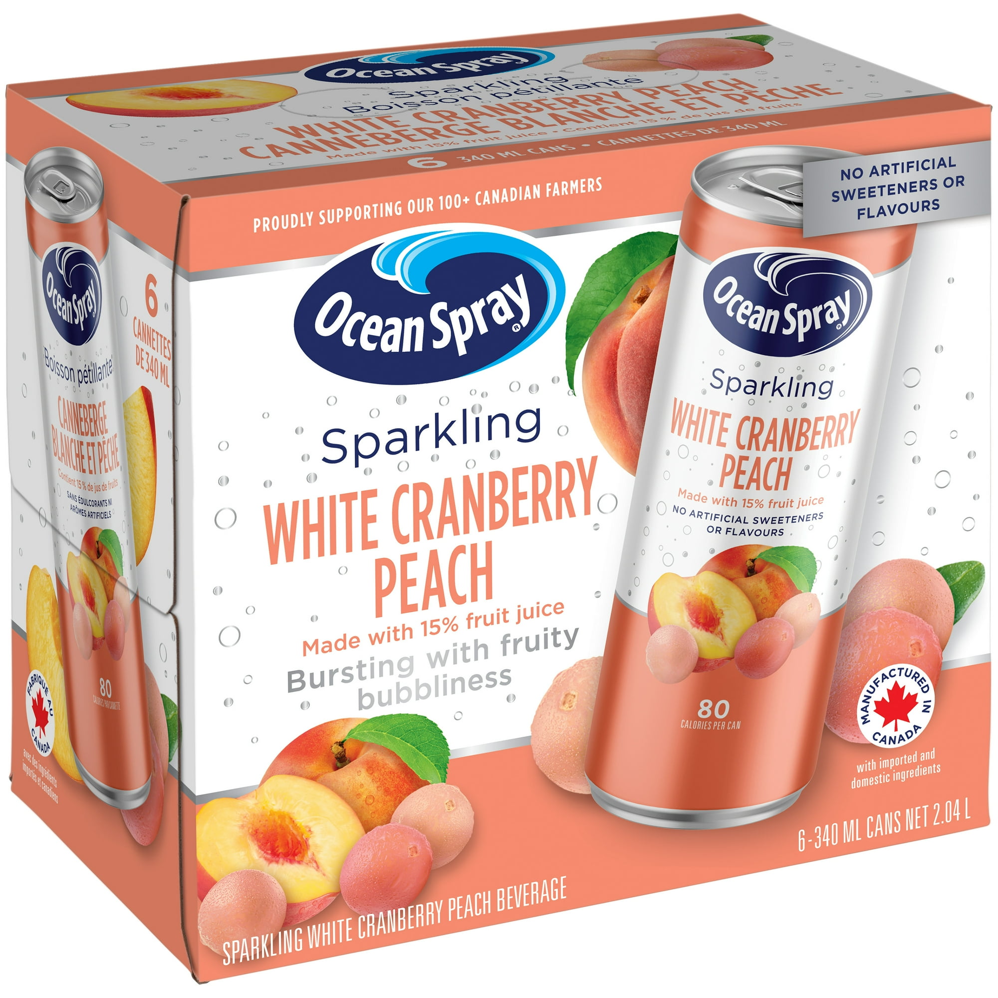 Click here for Ocean Spray Sparkling Sparkling White Cranberry Pe... prices