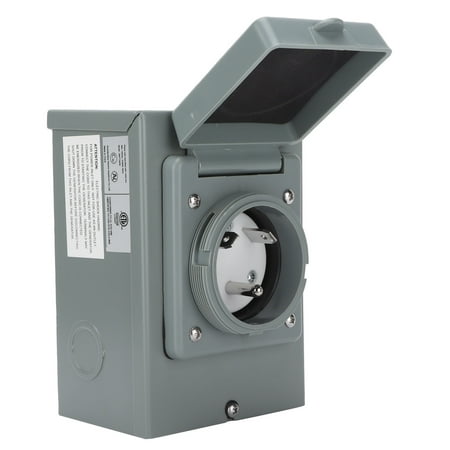 RV Power Socket, 125V 3750W 30A Power Socket Lock Ring Design Practical ...