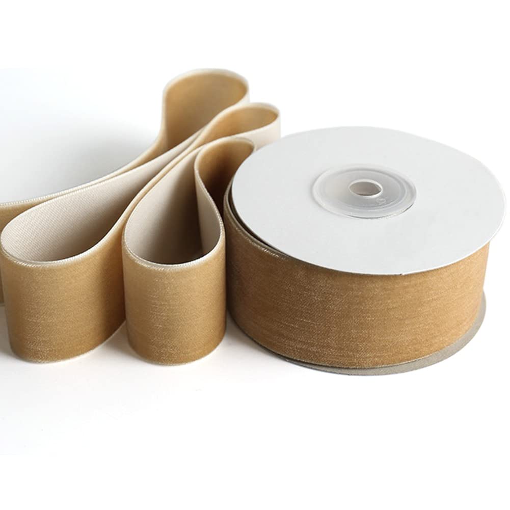 HAORUN Vintage Soft Velvet Ribbon Trim Single Face Velour Webbing ...