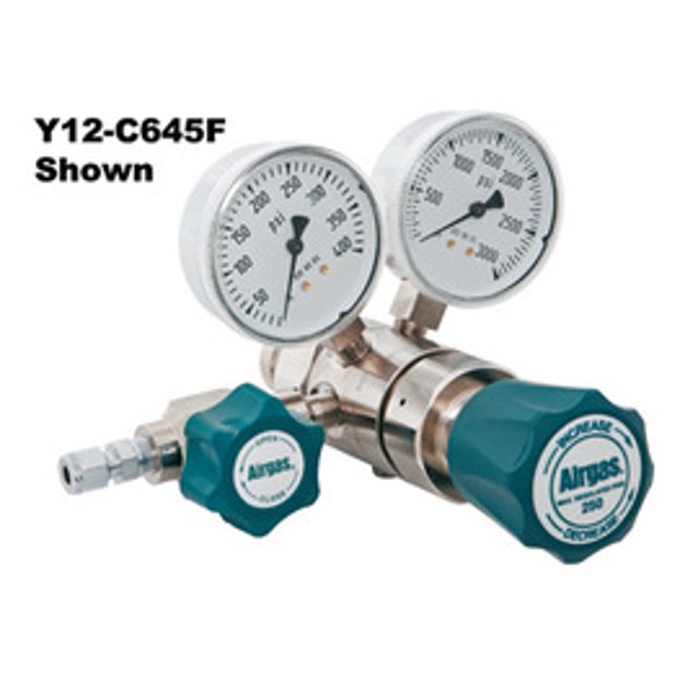 Airgas Two Stage Stainless Steel 0-250 psi High Purity Threaded Seat ...
