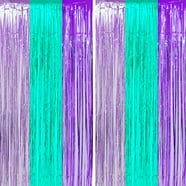 Pink Metallic Fringe Curtain Party Room Decor 3' x 8' - Walmart.com