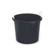 Mainstays 17-Gallon Rope-Handled Storage Tub, Black - Walmart.com