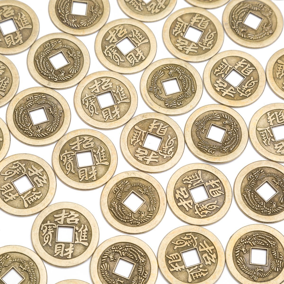 Buy THY COLLECTIBLES 0.9 Inch 2.3Cm Chinese Fortune Coins Feng Shui I ...