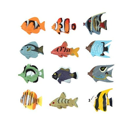 Fun Central 24 Pieces - Mini Tropical Fish Party Favor, Fish Figure for ...