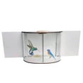 Small Wooden Outdoor Winter Hummingbird Feeder Weather Guard Feeder