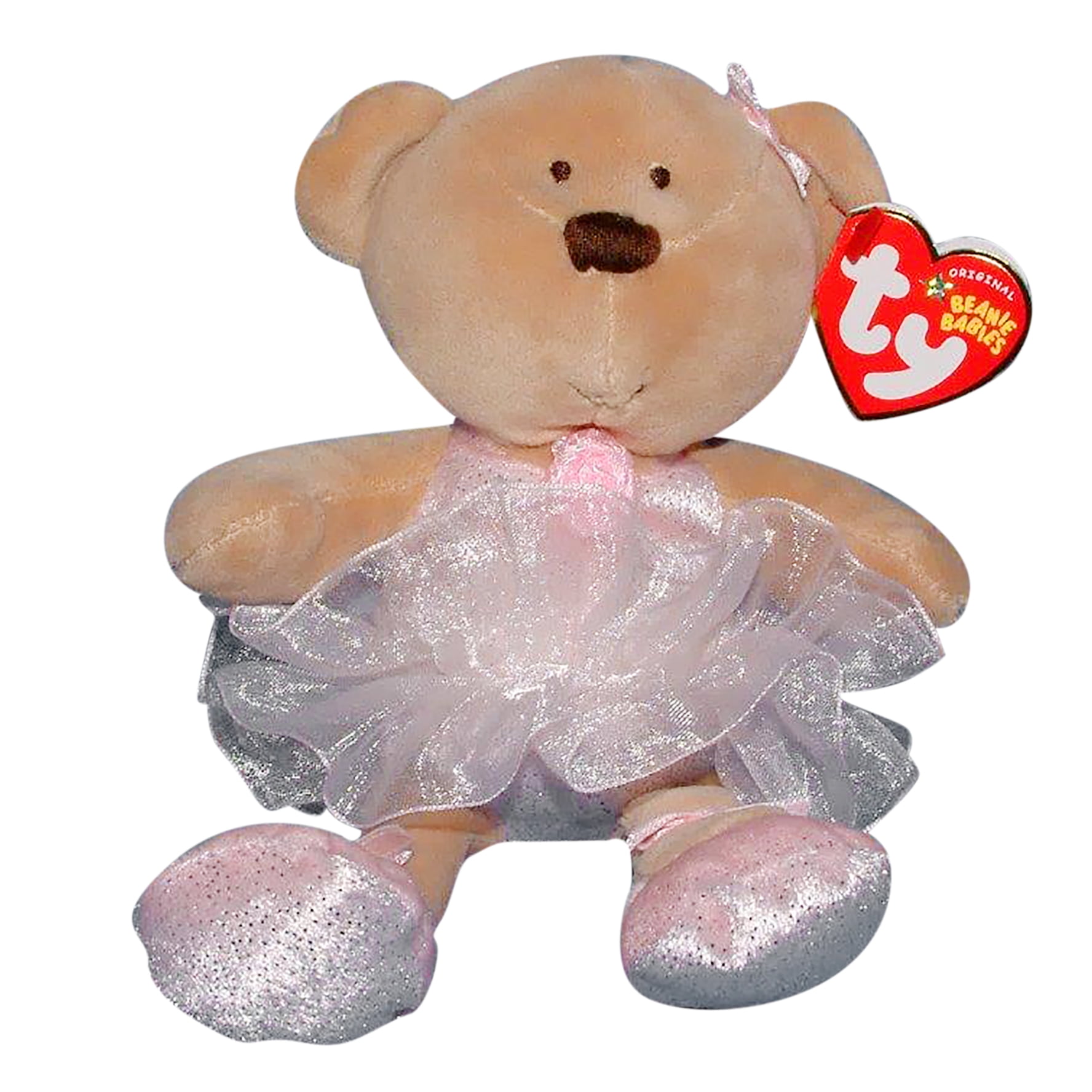 Ty Beanie Baby: Pirouette the Bear | Stuffed Animal | MWMT's - Walmart.com