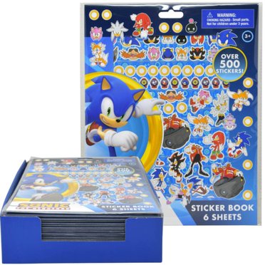 Sonic the Hedgehog Raised Sticker Sheet - Walmart.com