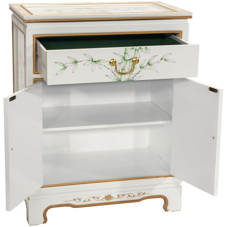 White lacquer furniture store