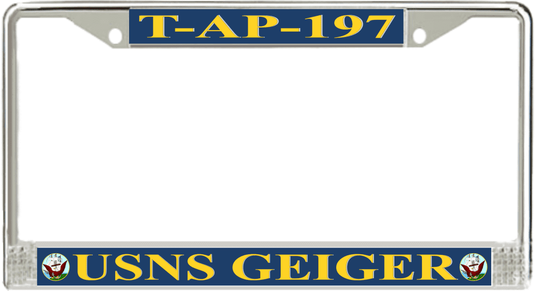 USNS Geiger T-AP-197 License Plate Frame - Walmart.com