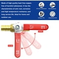 3/4 Inch PEX Ball Valves,2 Pcs PEX Brass Full Port Shut Off Ball Valve ...