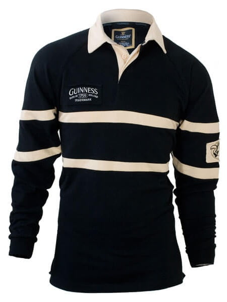 Rugby Shirt - Black Tan, Medium - Walmart.com