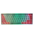 LED Backlit Mini Gaming Keyboard, Ultra Small Wired Mechanical Keyboard ...