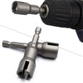 6 count Wing Nut Drill Bit Set, Hurricane Wingnut Driver Power Wing Nut ...