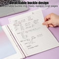 B5 Detachable Loose-Leaf Notebook With Refillable Ring Binder ...