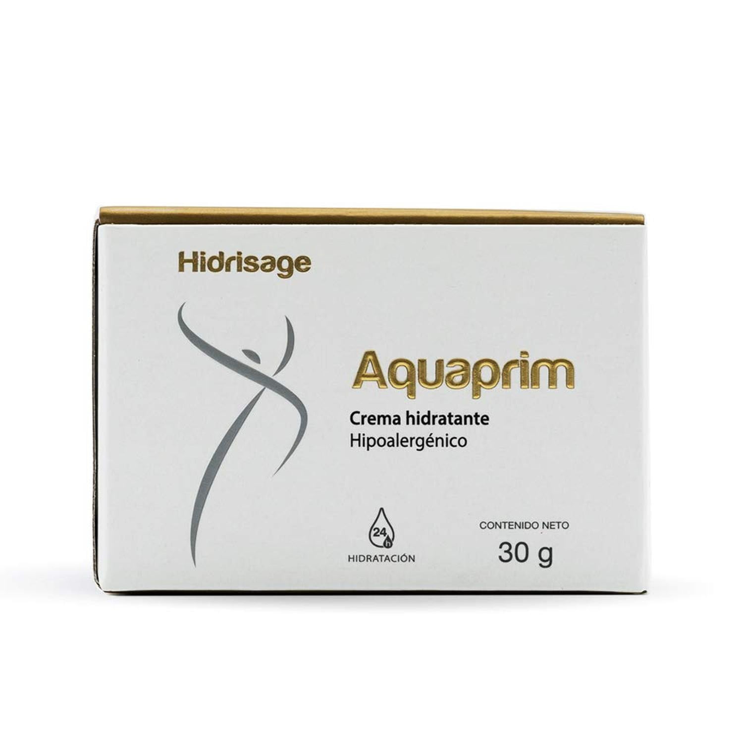 AQUAPRIM HIDRISAGE Aquaprim Crema Hidratante, frasco con 30 gramos multicolor | Bodega Aurrera ...