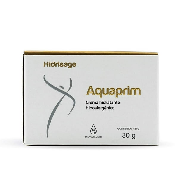 AQUAPRIM HIDRISAGE Aquaprim Crema Hidratante, frasco con 30 gramos multicolor | Bodega Aurrera ...
