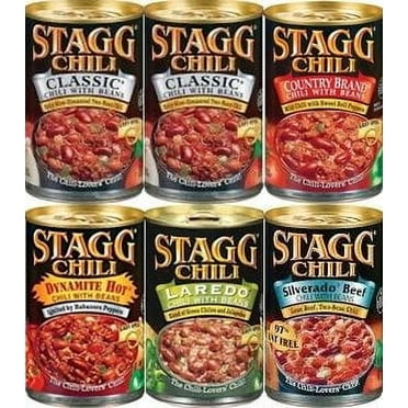 Stagg Silverado Beef Chili with Beans 15 Oz., 6 Pk. - Walmart.com