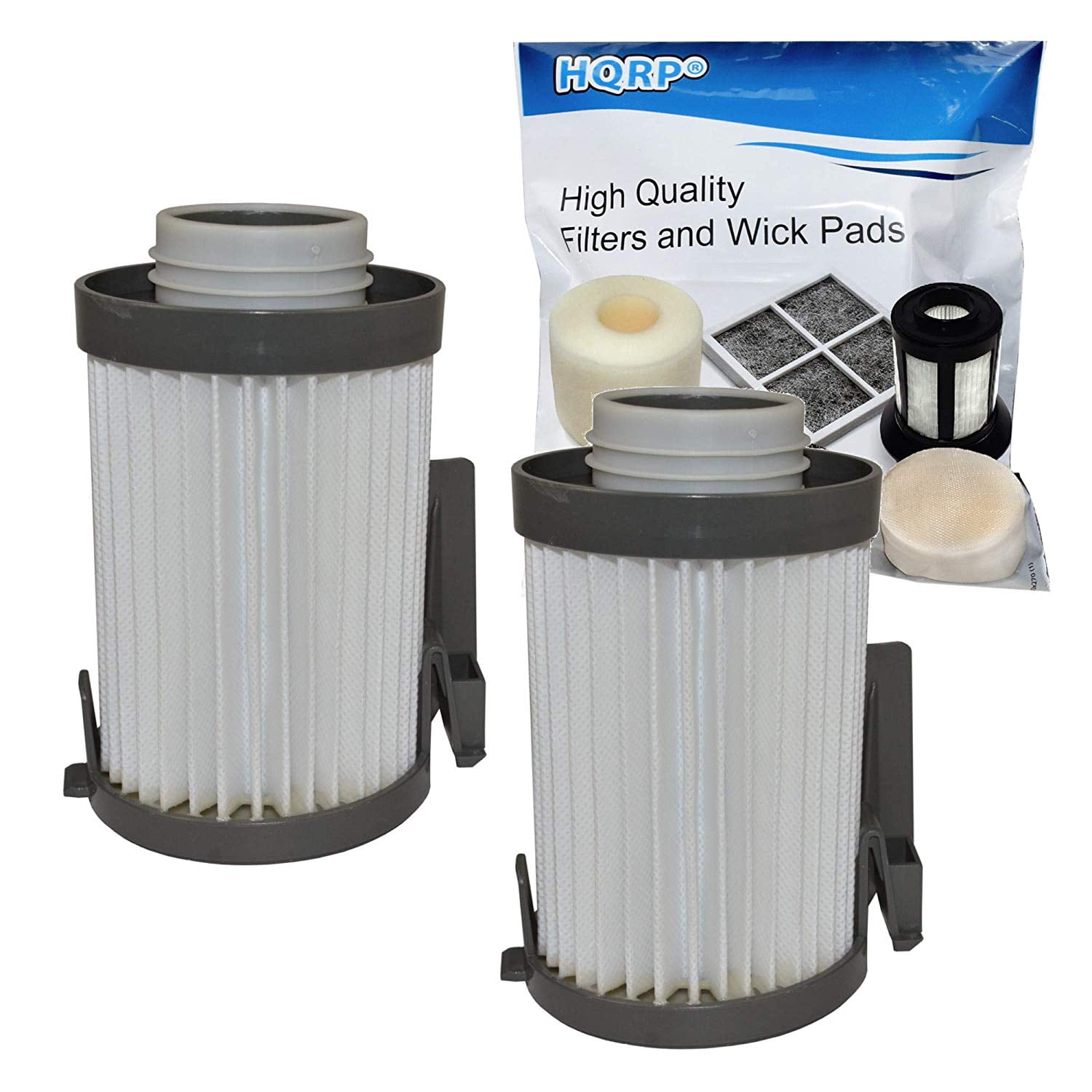 HQRP 2-Pack Washable Vacuum Filter fits Eureka DCF-10 / DCF-14 / 79982 ...