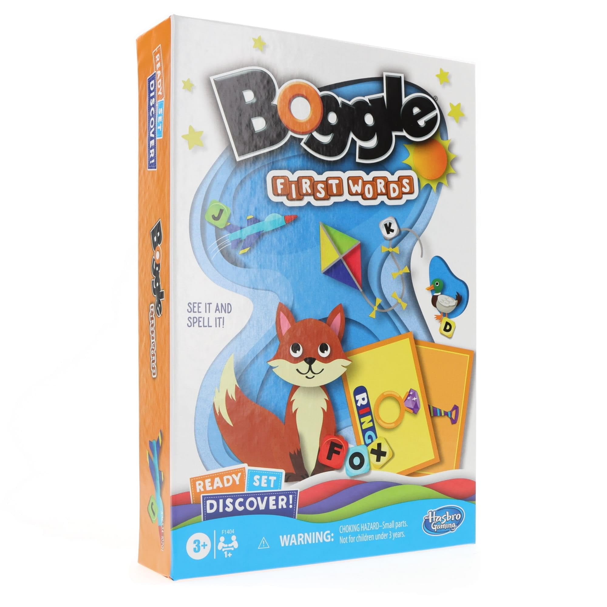 Juego de cartas a juego Boggle First Words para niños mayores de 3 años ...