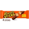 (2 pack) REESE'S STICKS Milk Chocolate Peanut Butter Wafer King Size ...
