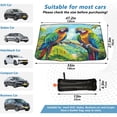 Qxltty Colorful Parrot Windshield Sun Shade Umbrella Protect Car from ...