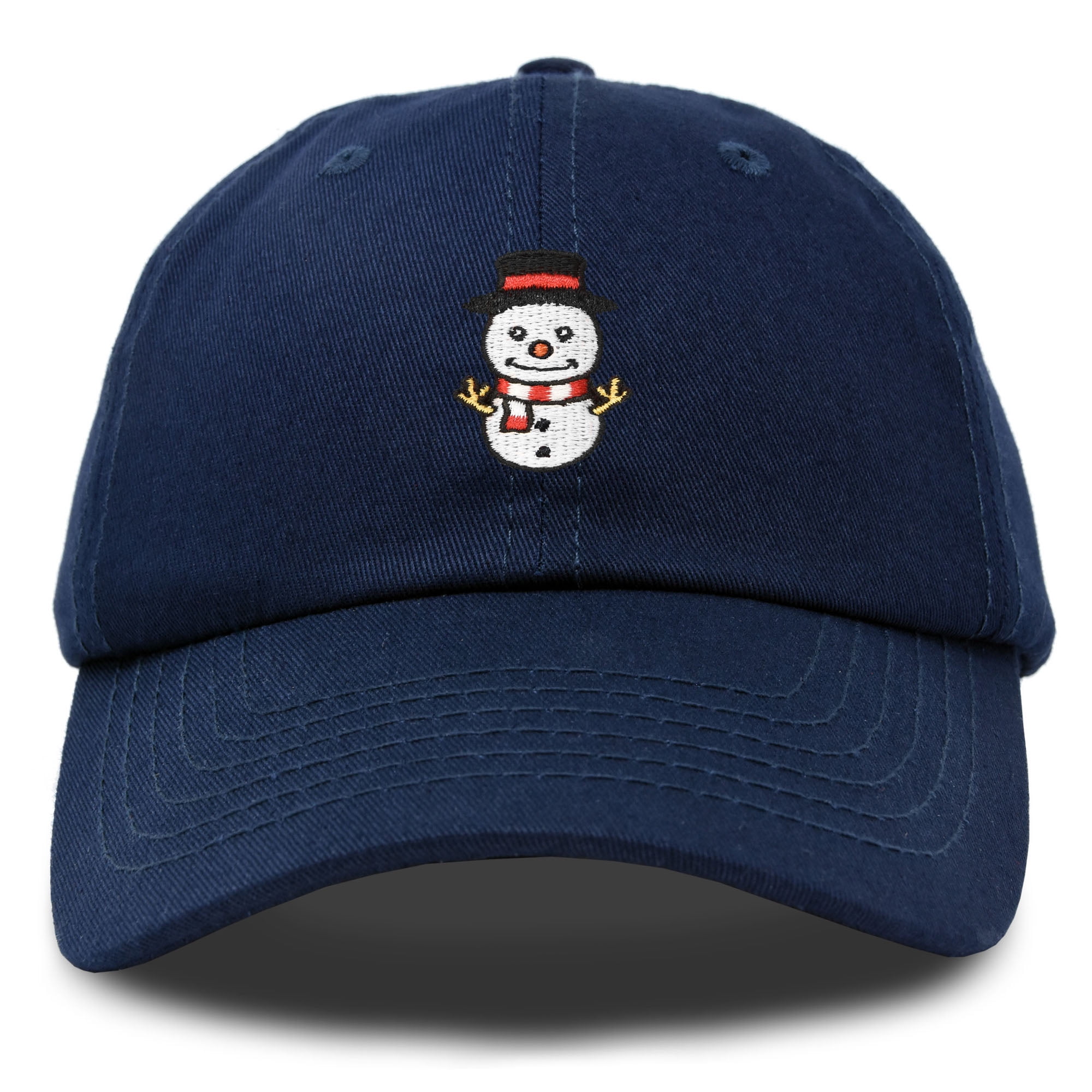 DALIX Mini Snowman Hat Ladies Womens Baseball Cap in Navy Blue ...