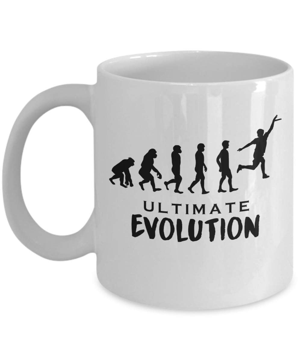 Ultimate Evolution Funny Cool Human Stages Silhouette Parody Coffee ...