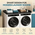 54” Washer & Dryer Countertop Shelf with Raised Edges, Flat Surface ...