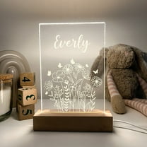 Custom Personalized LED Night Light Up Table Desk Lamp Sports ...