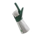 QKO Fencing gauntlets, Washable Anti-Skid Fencing Glove - Leather ...