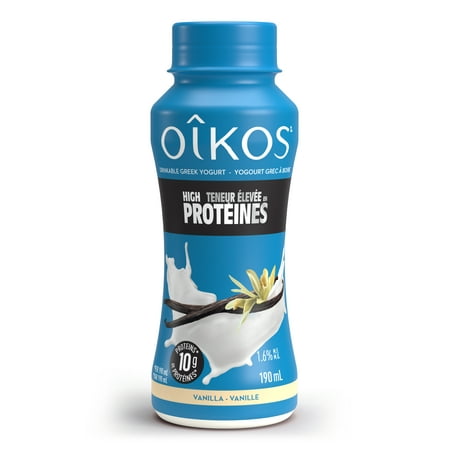Oikos High Protein Vanilla 190ml, Oikos High Protein Vanilla 190ml - Walmart.ca