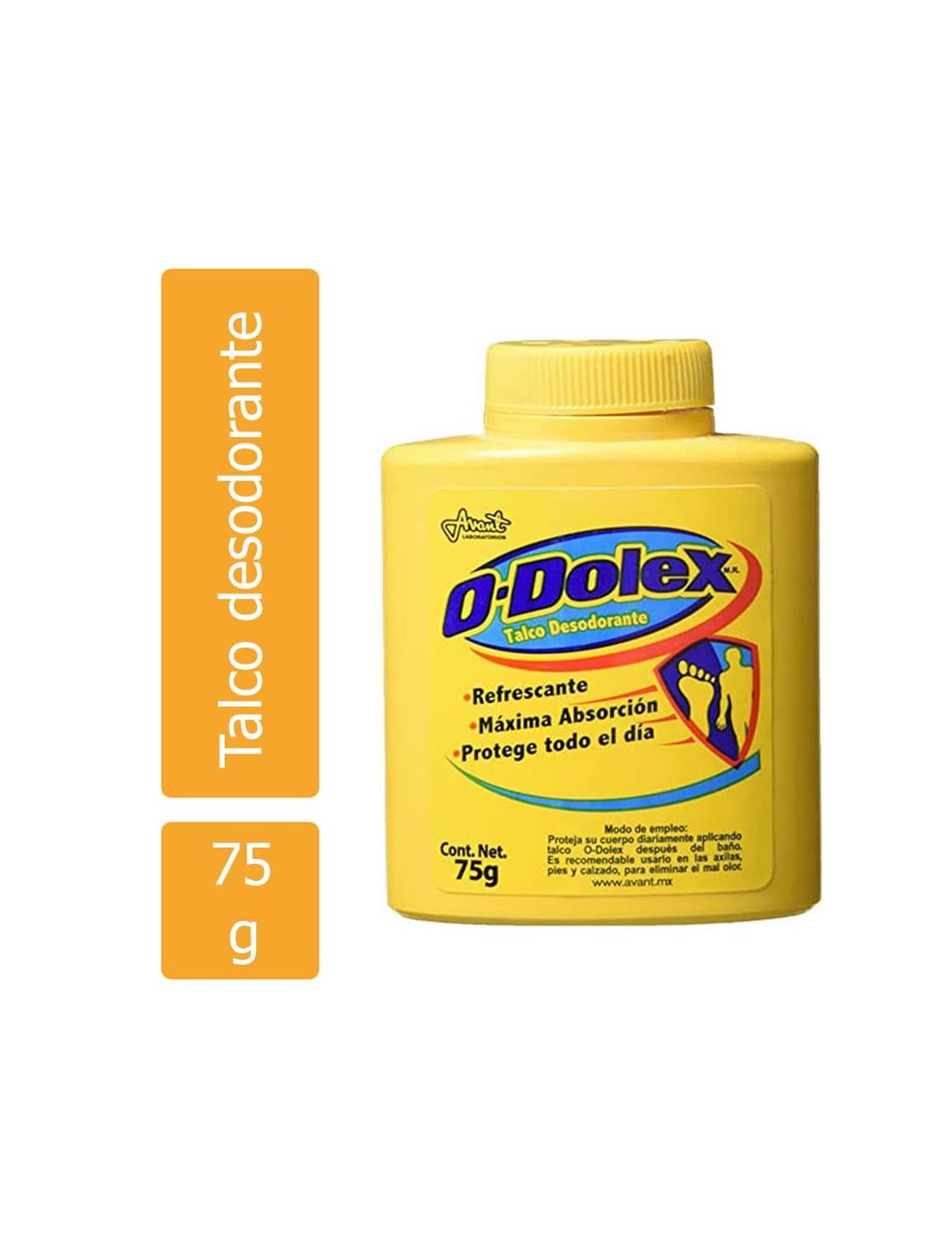 Odolex Talco Desodorante Frasco Con 75 g | Walmart en línea