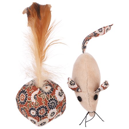 Print Cat Toy,Brown Mouse Shaped Cat Cat Toys Cat Mouse Shape Toy Best ...