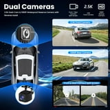 9 Inch Car Stereo with Touch Screen, GPS, Bluetooth, 2.5K Dash Cam ...