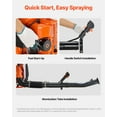 Backpack Fogger Sprayer, 63CC 3HP Engine, Gas Powered Fogger Sprayer ...
