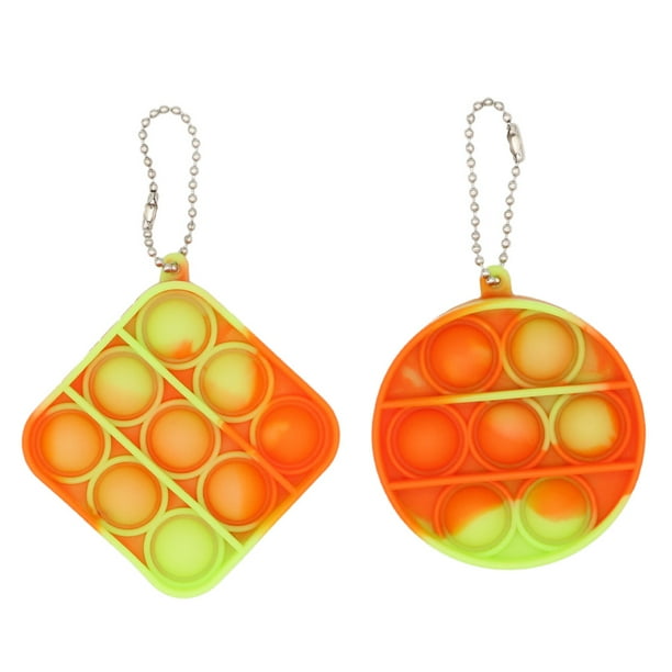 Mini juguete pop, llavero Pop Bubble Popping juguete sensorial, para ...
