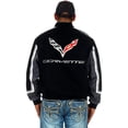 JH Design Mens Chevy Corvette Jacket Embroidered Cotton Twill - Walmart.com