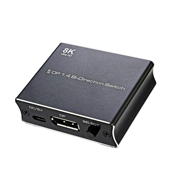Bi Direction DP 1.4 Switcher for Multiple Sources and Displays 2 in 1 ...
