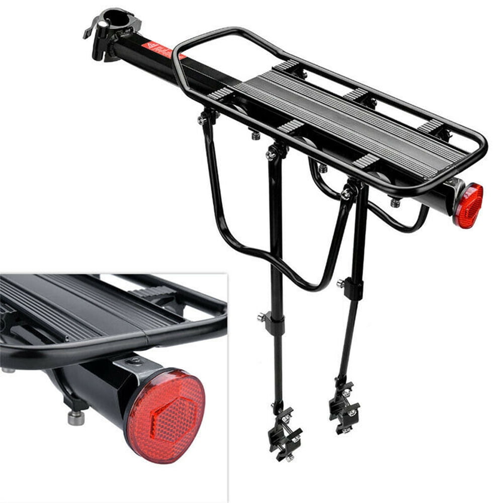 Adjustable Bike Cargo Rack Aluminum Alloy Mountain Bike Bicycle Rear ...