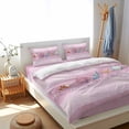 4 Piece Duvet Cover Set Queen, Underwater Coral Shell Pearl Coral Soft ...