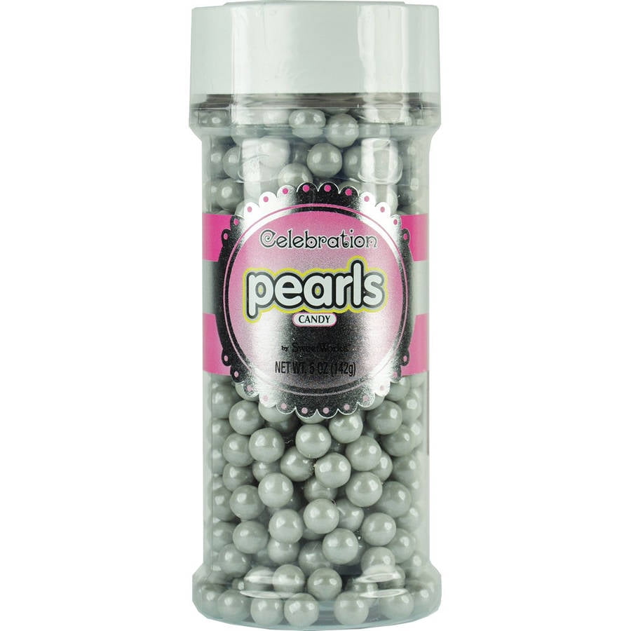 Celebrations By Sweetworks Candy Pearls 5oz Shaker Jar - Walmart.com
