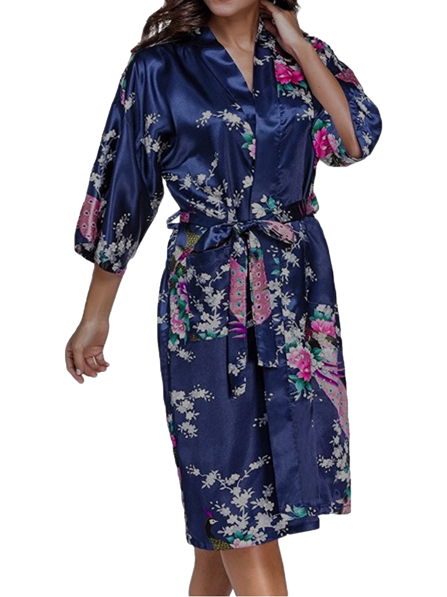 Gifts Are Blue - Medium Length Womens Robes, Sizes 2 to 18, Bride and ...